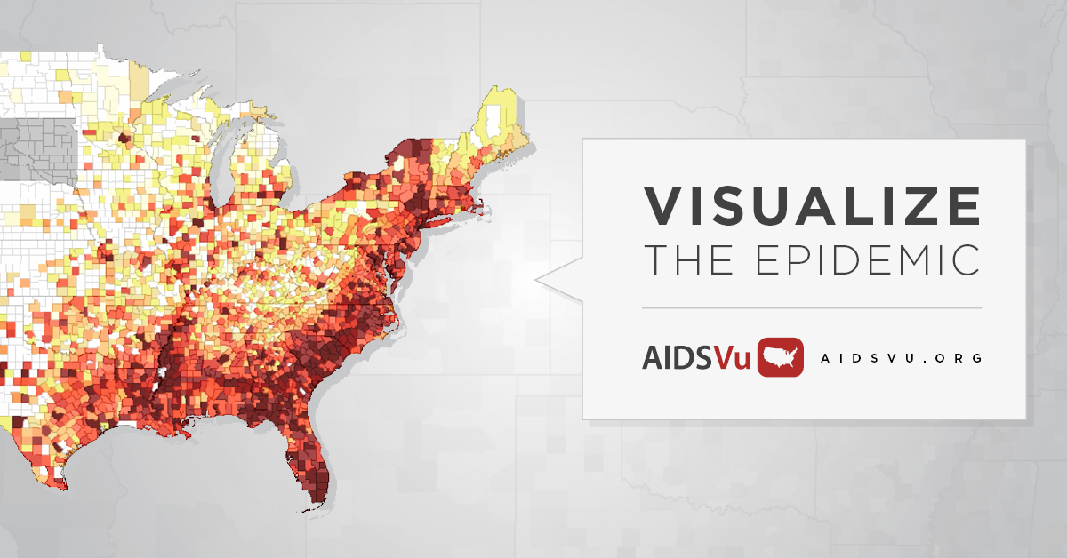 AIDSVu Launches New Maps Visualizing Changes in the U.S. HIV Epidemic ...