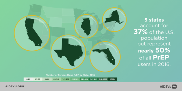 Mapping PrEP: First Ever Data on PrEP Users Across the U.S. - AIDSVu