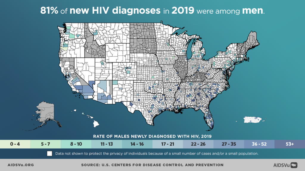 AIDSVu Releases 2019 Data and Interactive Maps Showing State of HIV ...