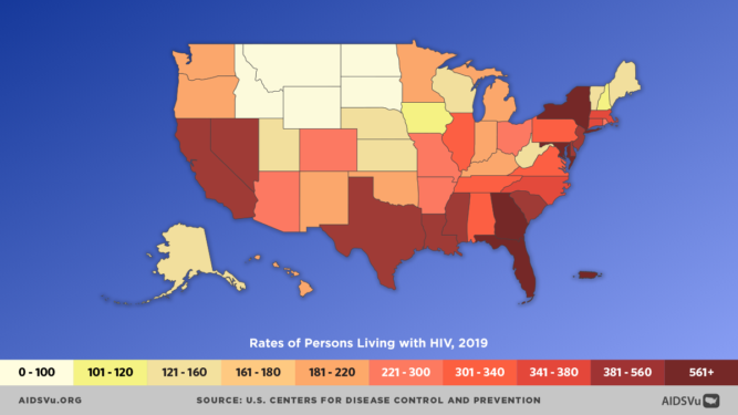 AIDSVu Releases 2019 Data and Interactive Maps Showing State of HIV ...
