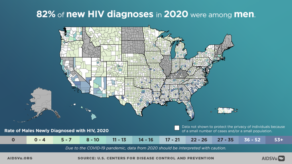 AIDSVu Releases 2020 Data and Interactive Maps Showing State of HIV ...